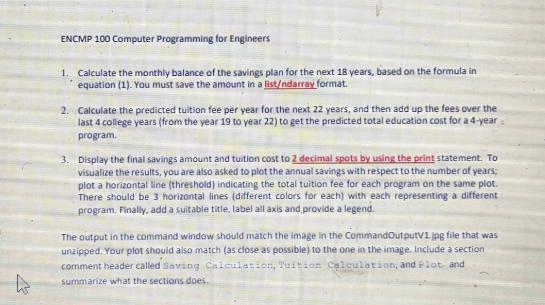 Solved JUST NEED HELP WITH VERSION 1 ASAP, must use python | Chegg.com
