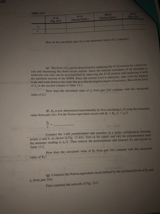 Solved Part 2 Determining Rw and I (a) Construct the network | Chegg.com