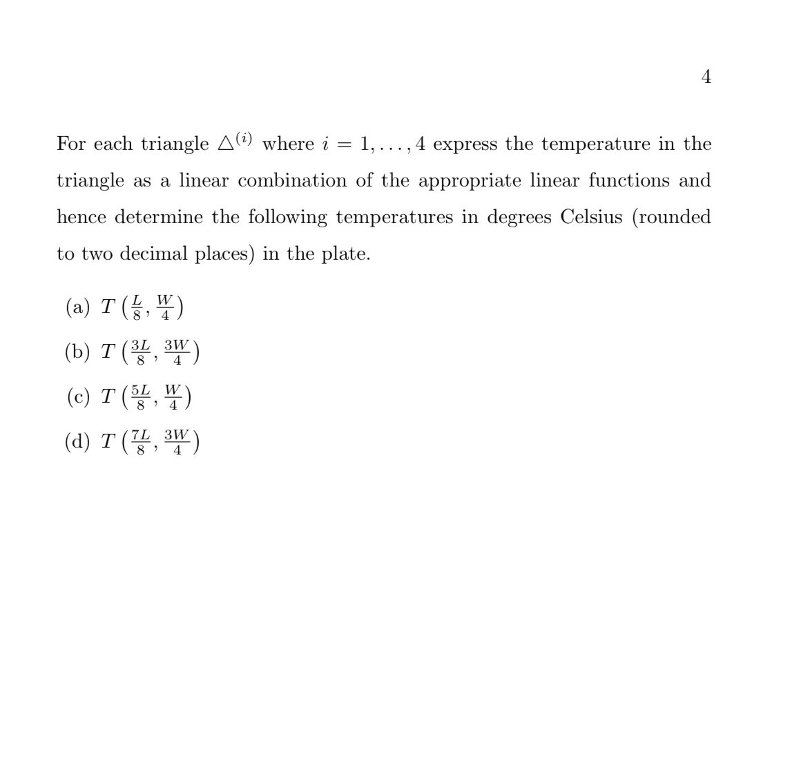 Solved 3. Consider a flat plate that is L=4 units long and | Chegg.com