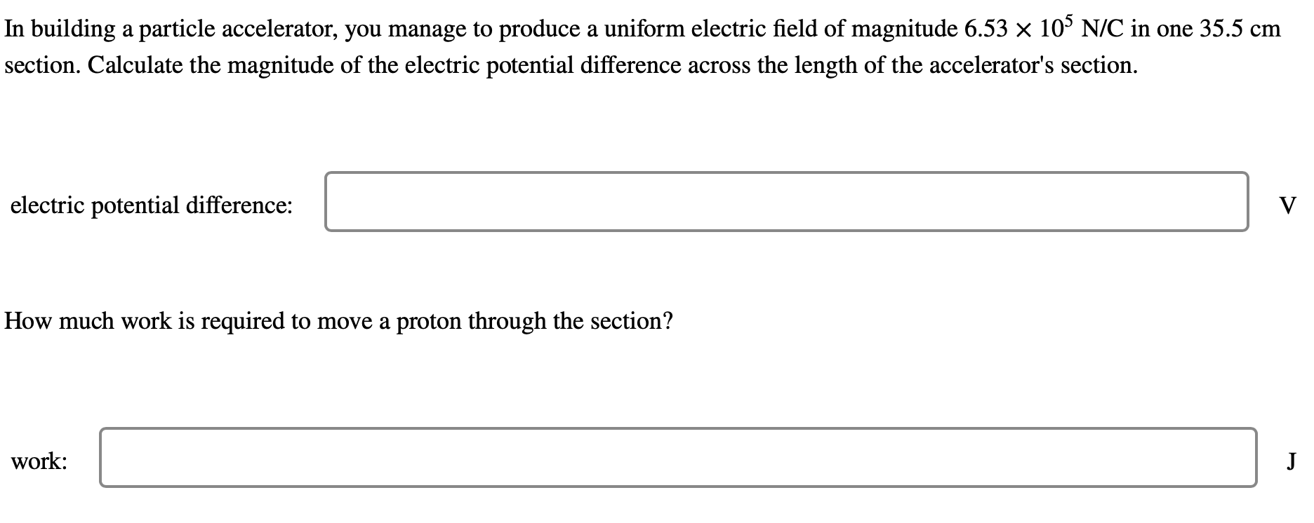 Solved In building a particle accelerator, you manage to | Chegg.com