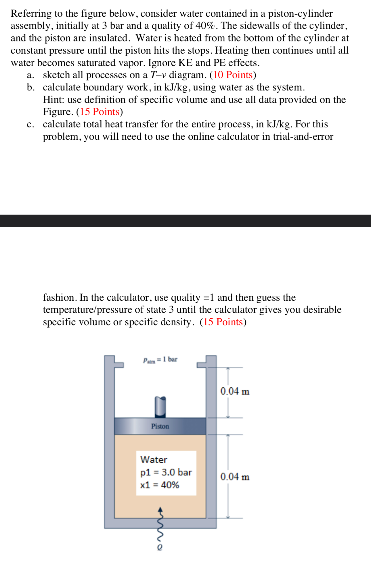 Solved Referring to the figure below, consider water | Chegg.com