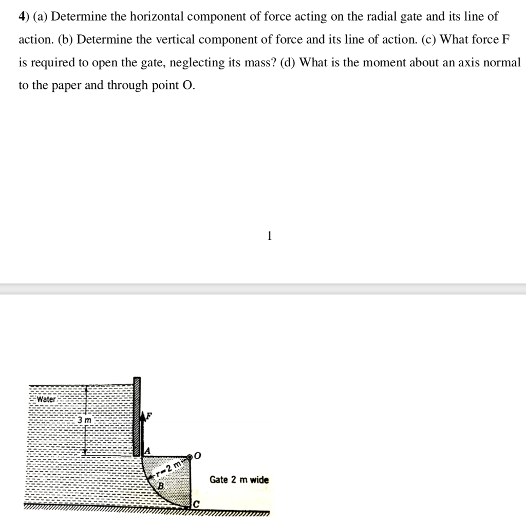 Solved 4) (a) Determine the horizontal component of force | Chegg.com