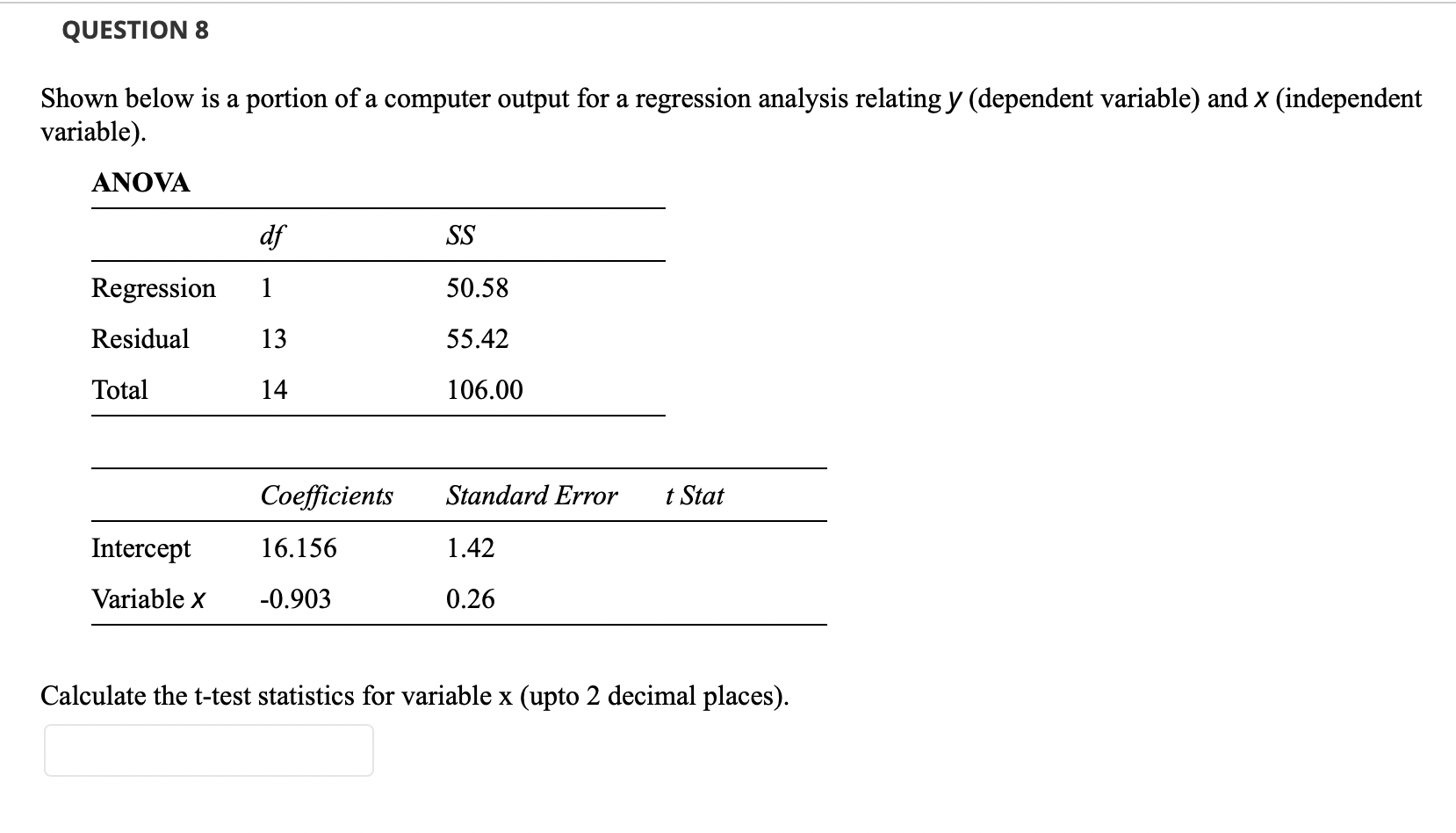 Solved Question 8 Shown Below Is A Portion Of A Computer 