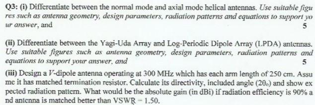 Solved Q3: () Differentiate between the normal mode and | Chegg.com