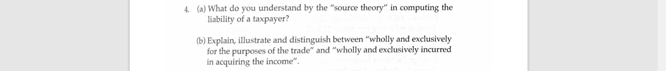 4. (a) What do you understand by the "source theory" | Chegg.com