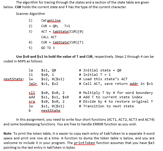 Solved automata can be expressed in a tabular form (the | Chegg.com