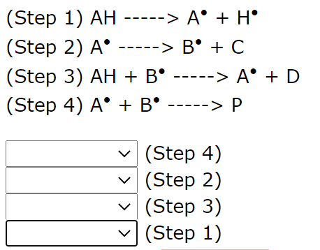 Solved Identify the initiation, propagation, | Chegg.com