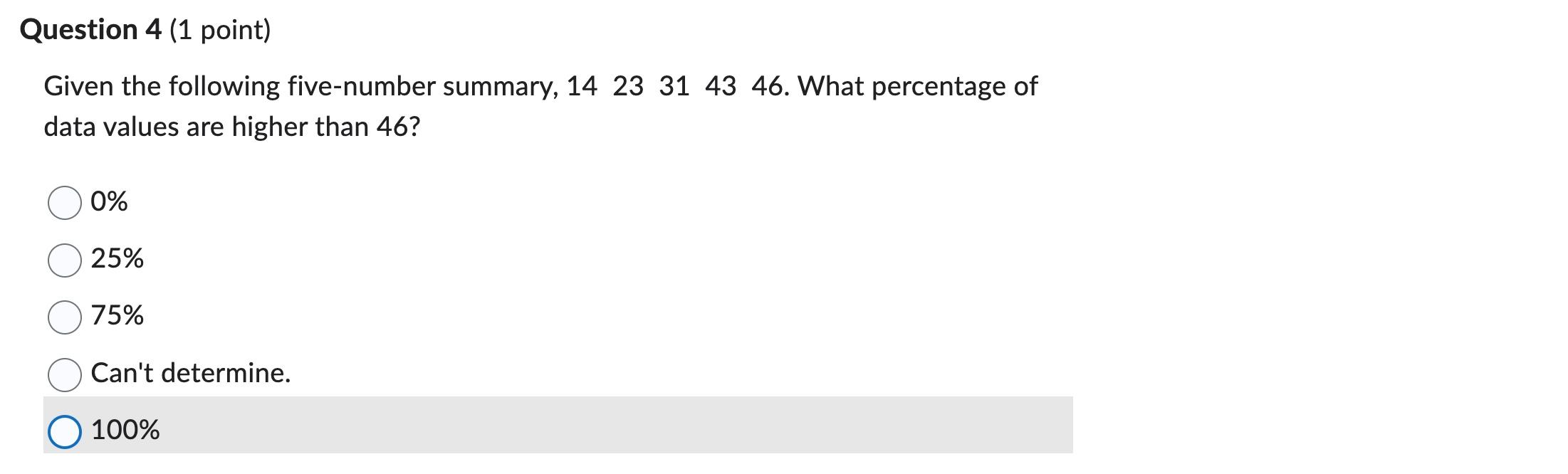 Solved Question 2 (1 point) A student decides to take a | Chegg.com
