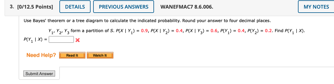 Solved 3. [0/12.5 Points] DETAILS PREVIOUS ANSWERS WANEFMAC7 | Chegg.com