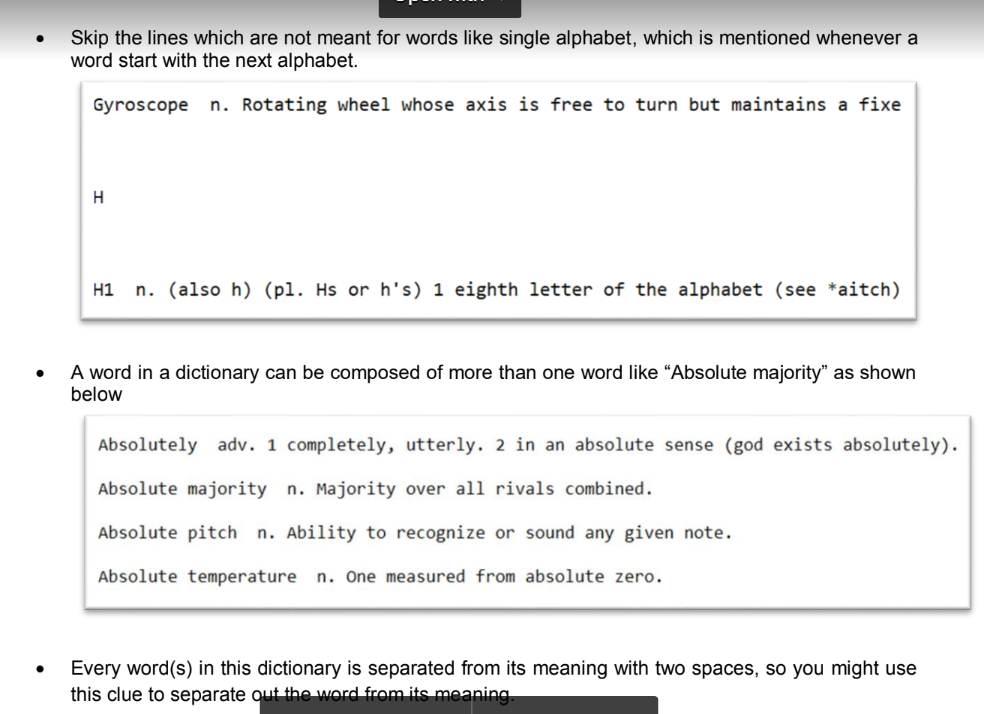 Solved Write A C Program Implement Tries For Showing Word 9038