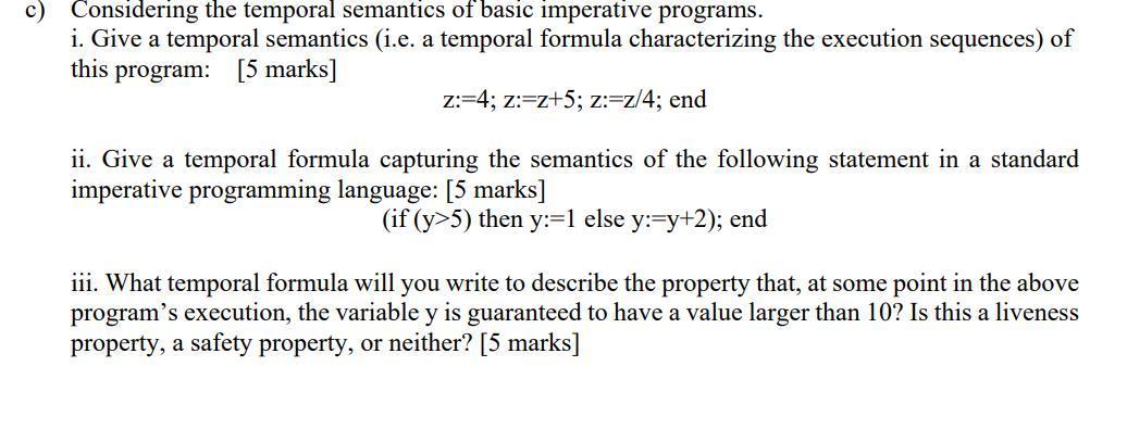 [solved] Considering The Temporal Semantics Of Basic Impe