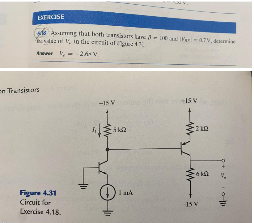 Solved Please identify what type of transistor is each and | Chegg.com