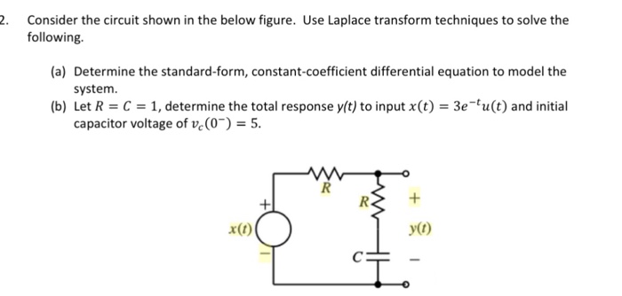 Solved 2 Consider the circuit shown in the below figure. Use | Chegg.com