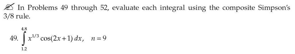 Solved In Problems 49 through 52, evaluate each integral | Chegg.com