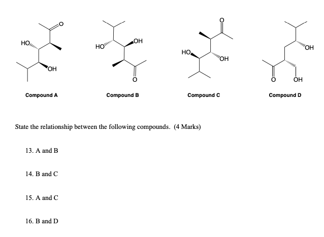 Solved HO. OH HO ОН Но, OH OH OH Compound A Compound B | Chegg.com
