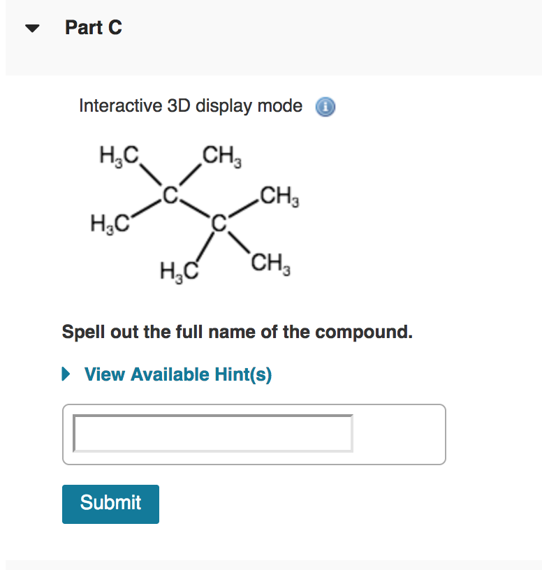 Solved Interactive 3D display mode Spell out the full name | Chegg.com
