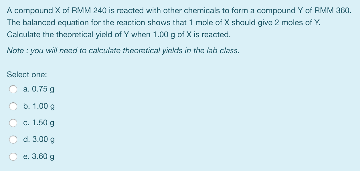 Solved A compound X of RMM 240 is reacted with other | Chegg.com