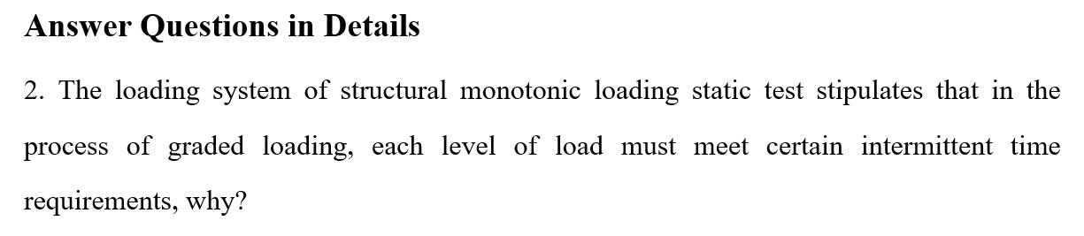 Solved Answer Questions in Details 2. The loading system of | Chegg.com
