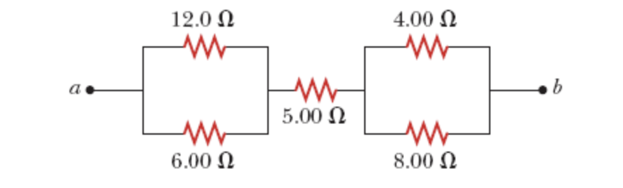 Solved Consider the combination of resistors shown in the | Chegg.com