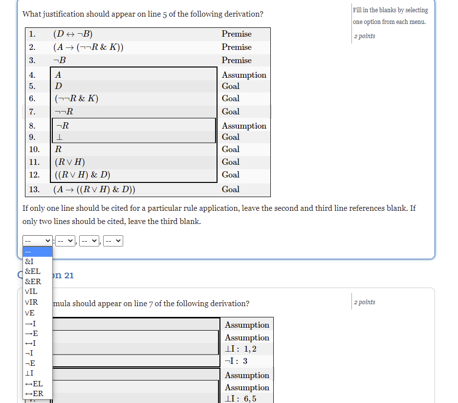 Solved What justification should appear on line 5 of the | Chegg.com