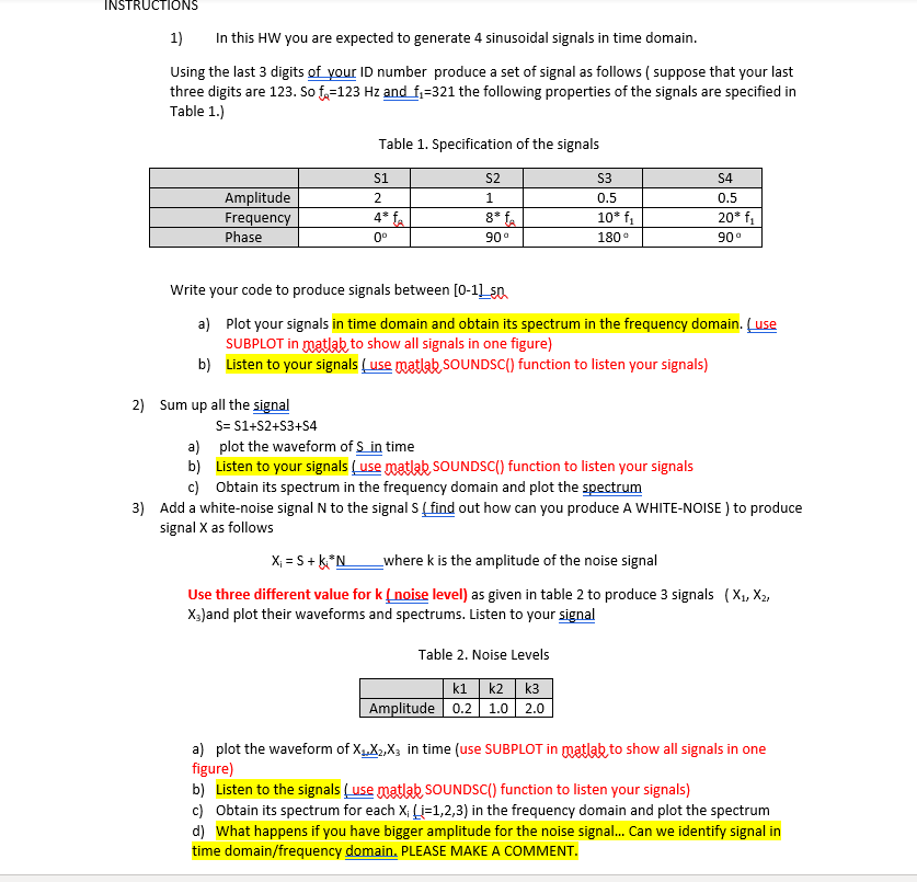 Solved INSTRUCTIONS 1) In this HW you are expected to | Chegg.com