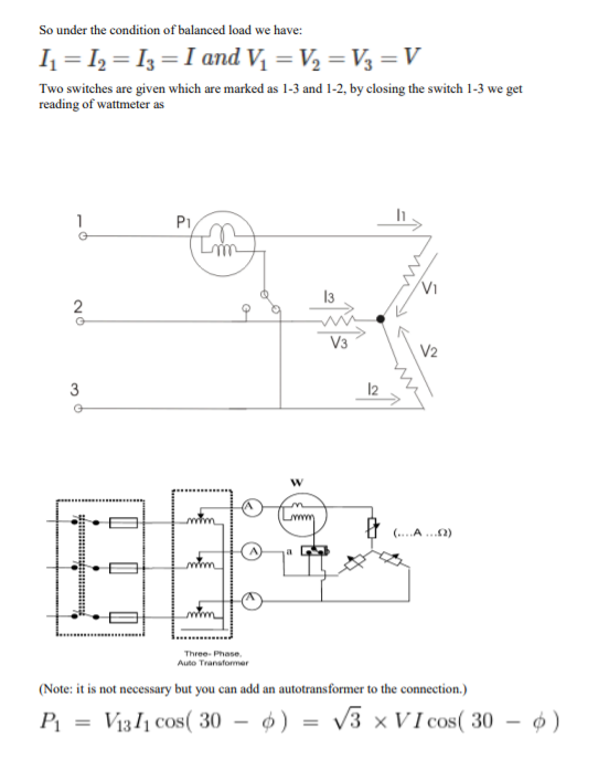 Solved Lab# 5 3-Phase Power Measurement Using One Wattmeter | Chegg.com