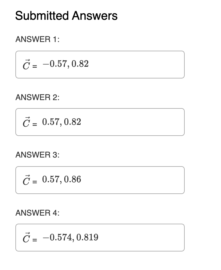 Solved Constants Part A Often a vector is specified by a | Chegg.com