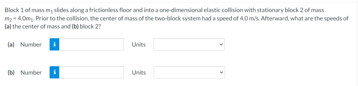 Solved Block 1 ﻿of mass m1 ﻿slides along a frictionless | Chegg.com