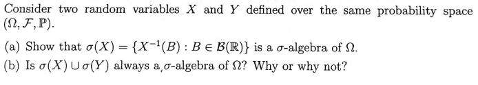Solved Consider two random variables X and Y defined over | Chegg.com