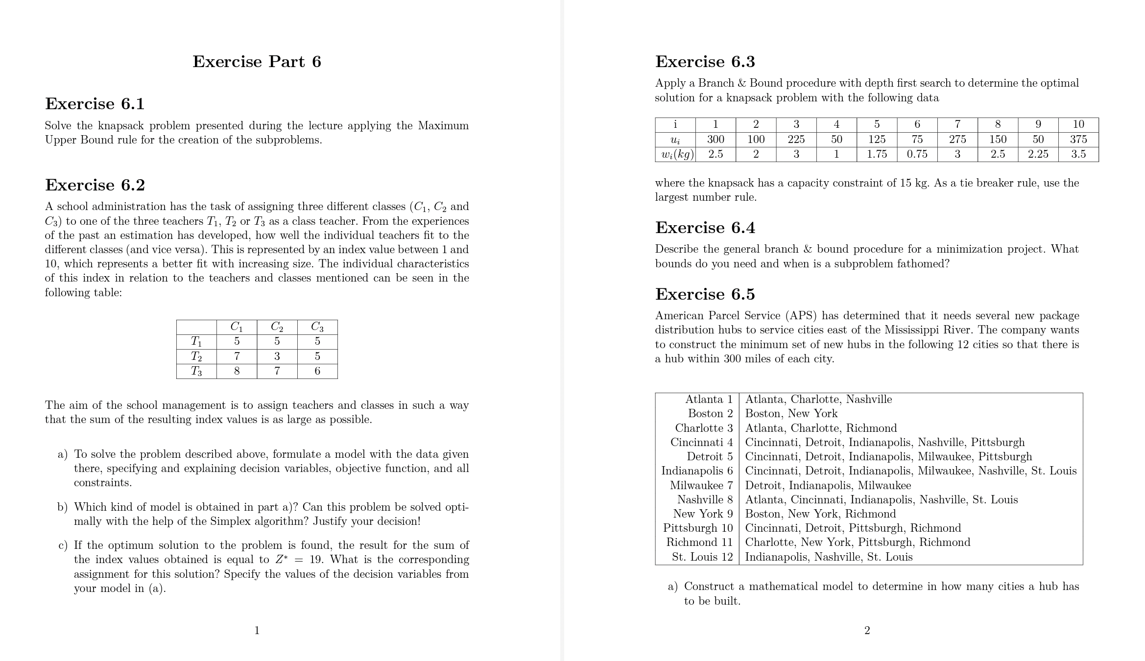 Solved Linear Programming Graph Theory 6 