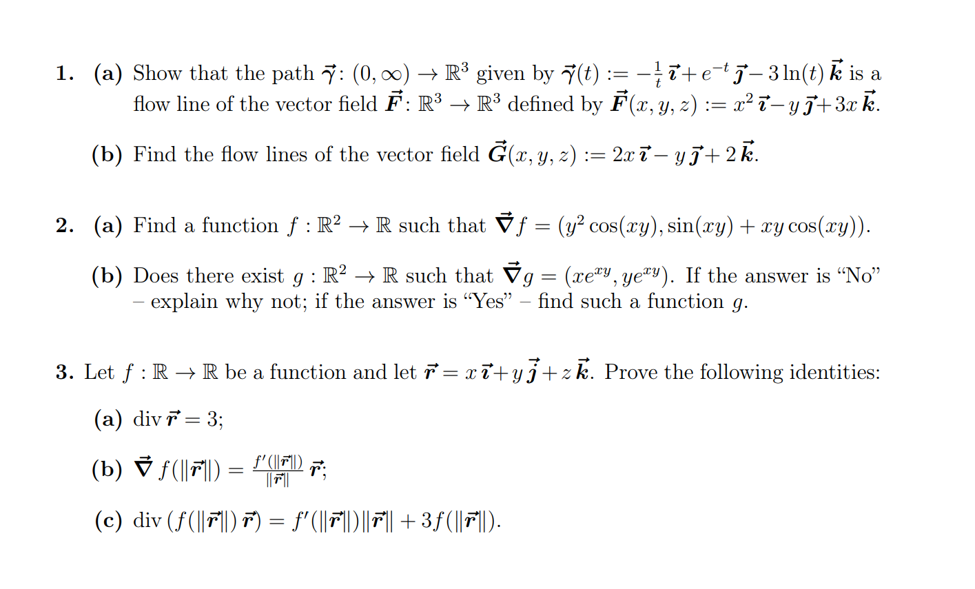 Solved (a) ﻿Show that the path vec(γ):(0,∞)→R3 ﻿given by | Chegg.com