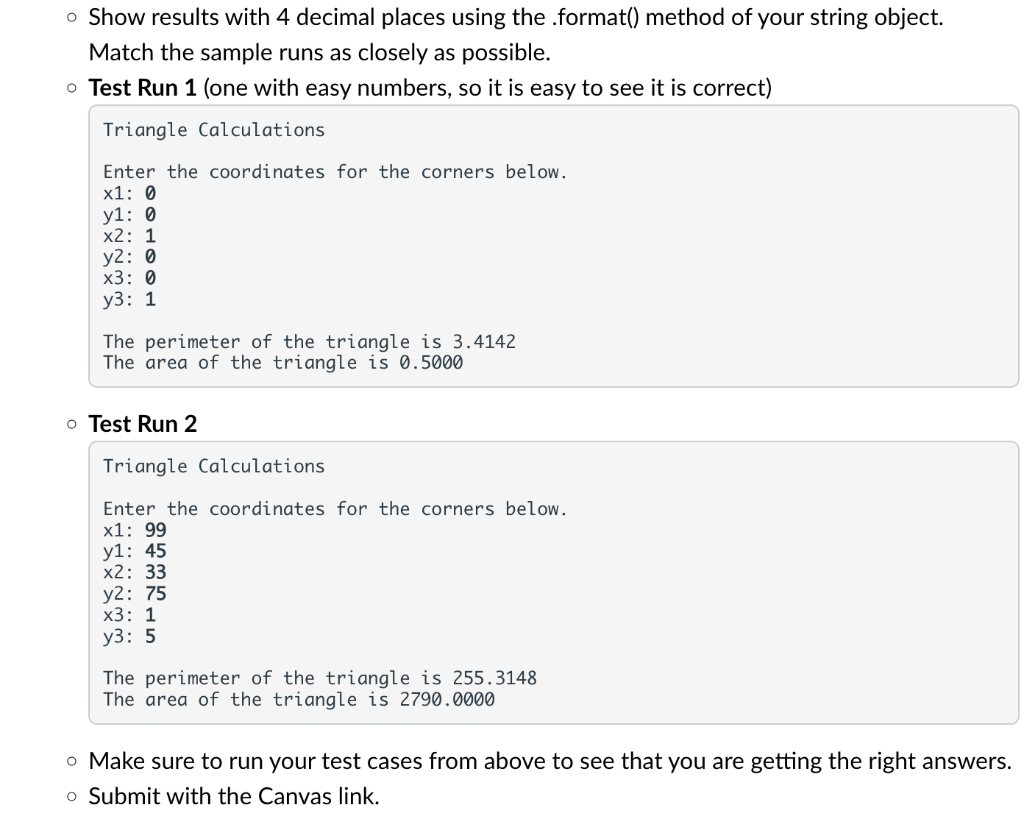 Solved Show results with 4 decimal places using the | Chegg.com