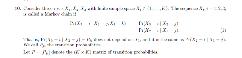 Solved Consider three r.v.'s X1,X2,X3 with finite sample | Chegg.com