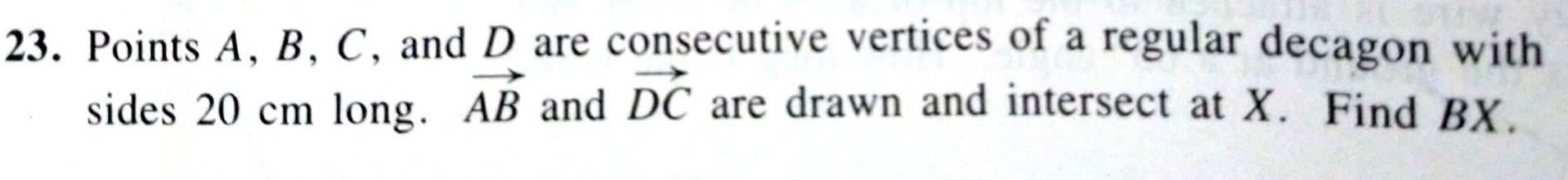 Solved 23. Points A, B, C, and D are consecutive vertices of | Chegg.com