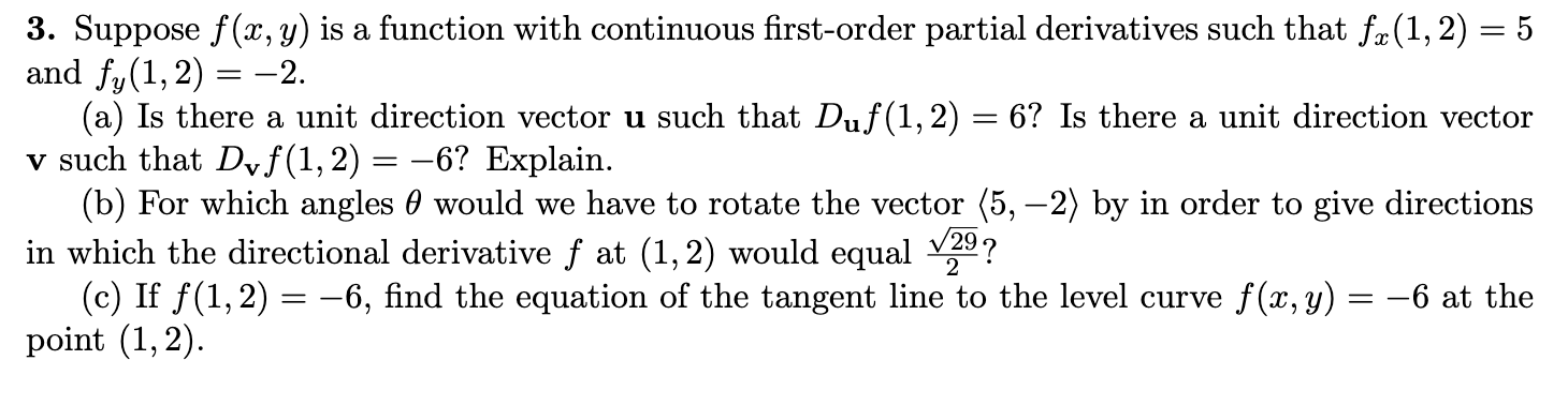 3. Suppose f(x,y) is a function with continuous | Chegg.com