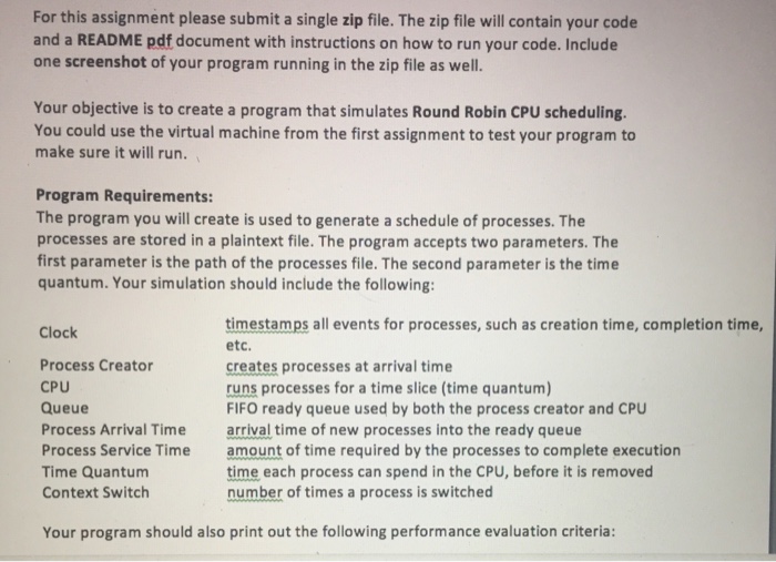 Solved For this assignment please submit a single zip file. | Chegg.com
