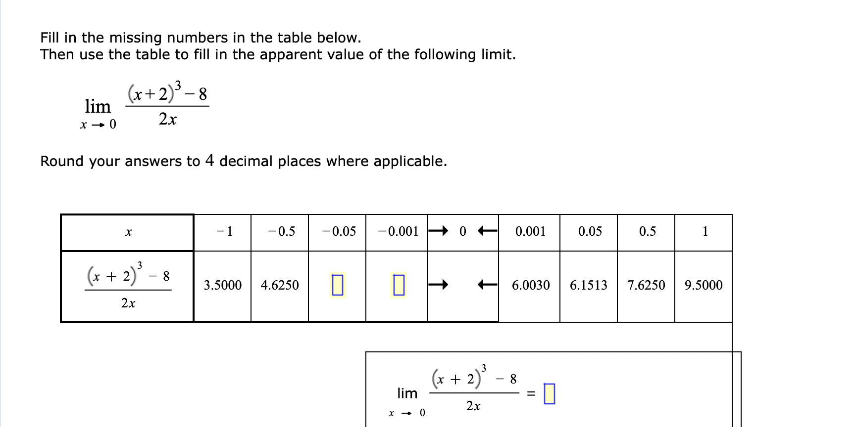 Solved Fill in the missing numbers in the table below. Then | Chegg.com