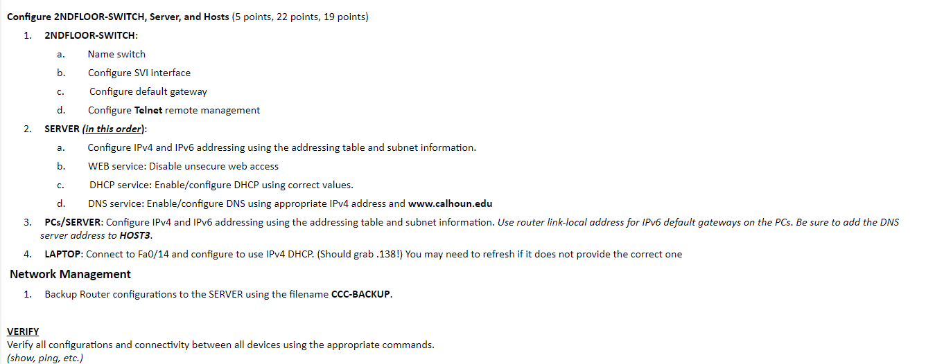 Solved Subnetting Use The Subnetting Table And Listed