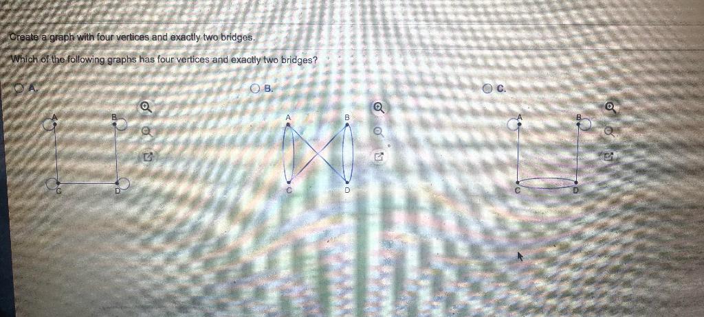 Solved Create a graph with four vertices and exactly two | Chegg.com