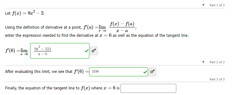 Solved Let f(x)=9x2-2.Using the definition of derivative at | Chegg.com