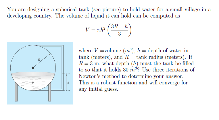Solved You are designing a spherical tank (see picture) to | Chegg.com