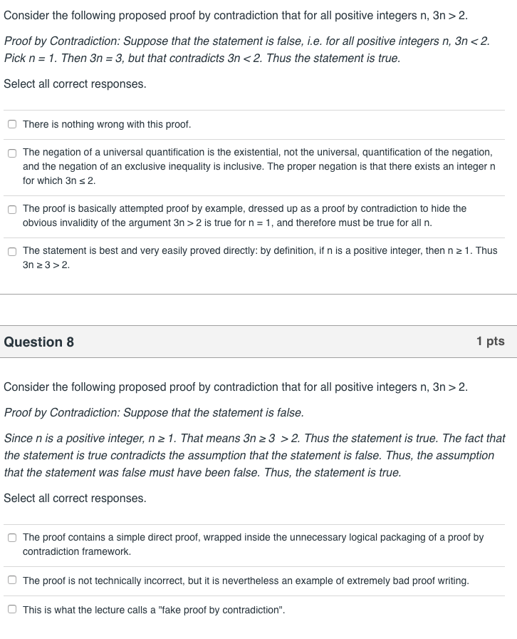 Solved Consider the following proposed proof by | Chegg.com