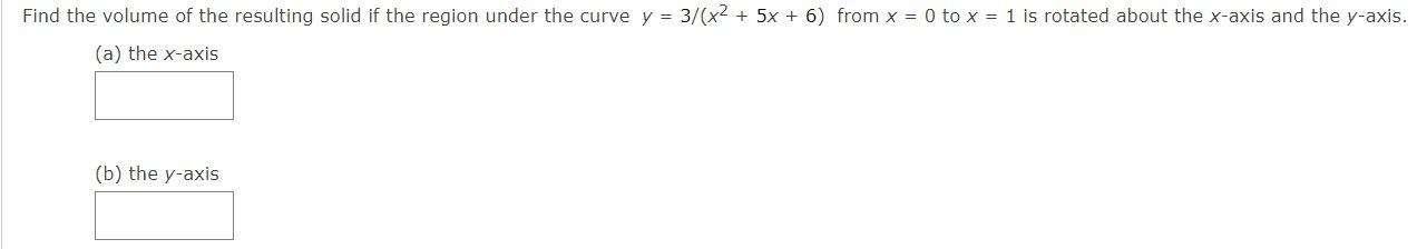Solved Find the volume of the resulting solid if the region | Chegg.com