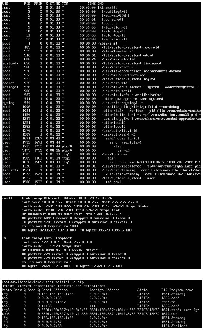 Solved In the images below, you are given the output of the | Chegg.com