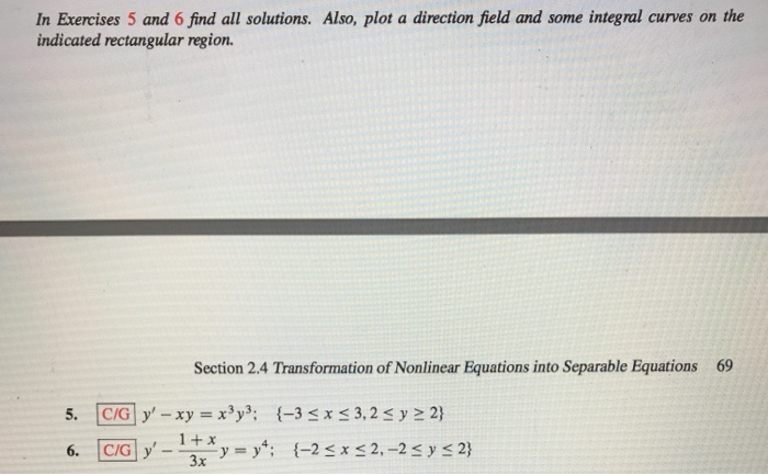 Solved In Exercises 5 and 6 find all solutions. Also, plot a | Chegg.com