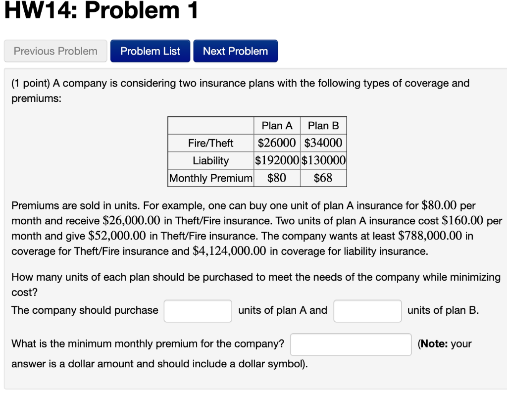 Solved HW14: Problem 1 Previous Problem Problem List Next | Chegg.com