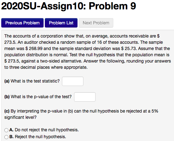 Solved 2020SU-Assign10: Problem 9 Previous Problem Problem | Chegg.com