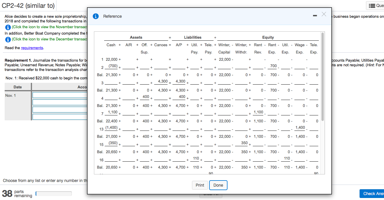 Solved CP2-42 (similar to) A Que i Reference X Х business | Chegg.com