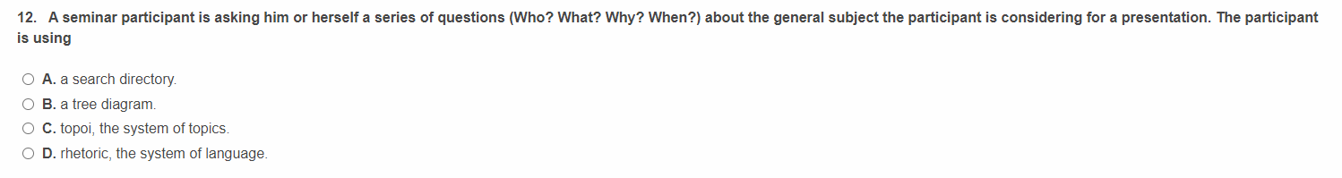 2. A motivational speaker will address a large group | Chegg.com