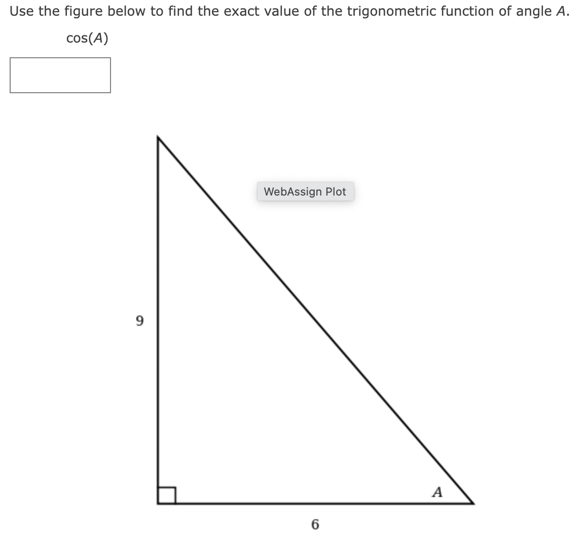 Solved Use the figure below to find the exact value of the | Chegg.com